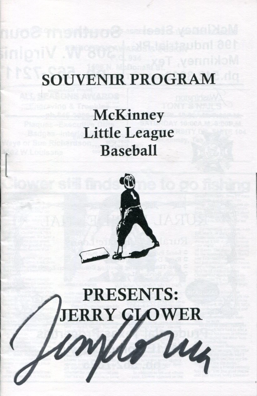 Jerry Clower The Mouth of Mississippi Grand Ole Opry Signed Autograph ...