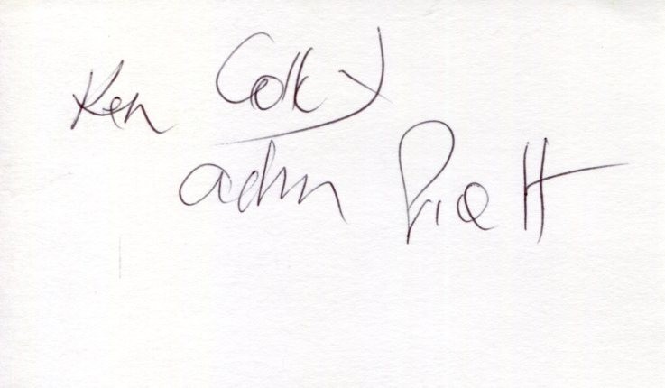 Kenneth Colley Star Wars Admiral Piett Life of Brian Rare Signed ...
