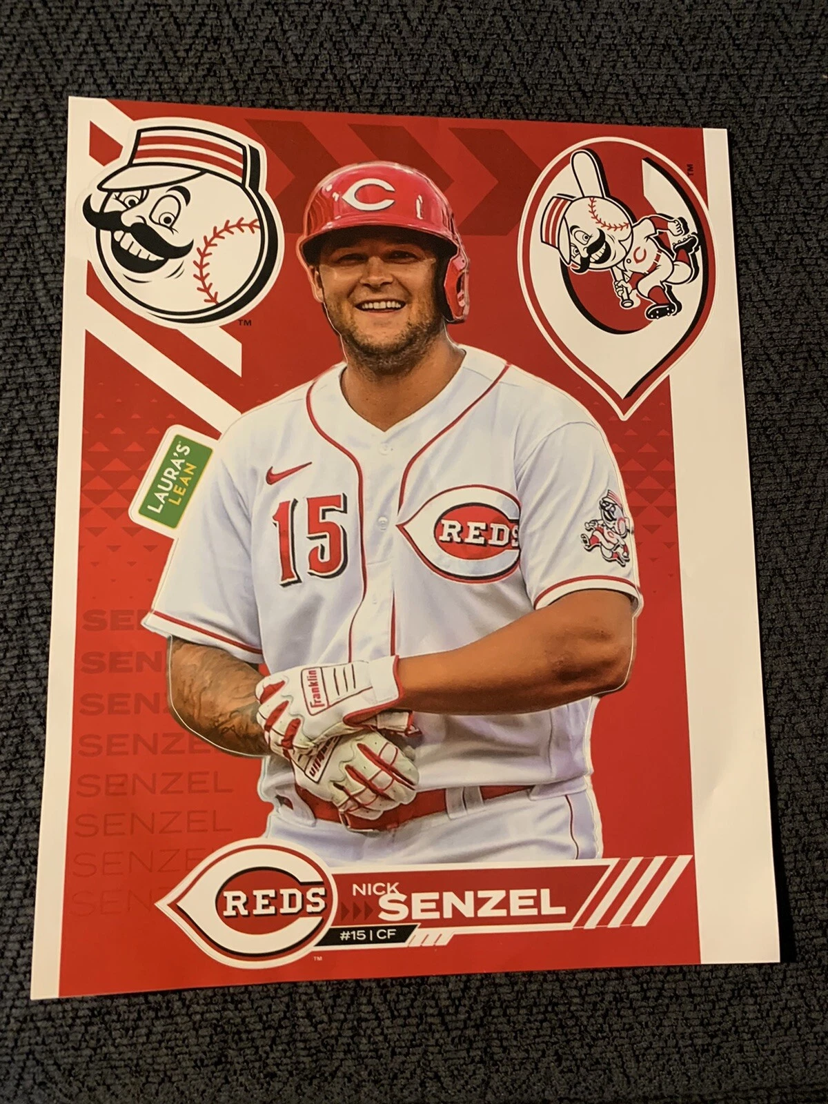 Nick Senzel Cincinnati Reds Fathead Sticker Page | Autographia