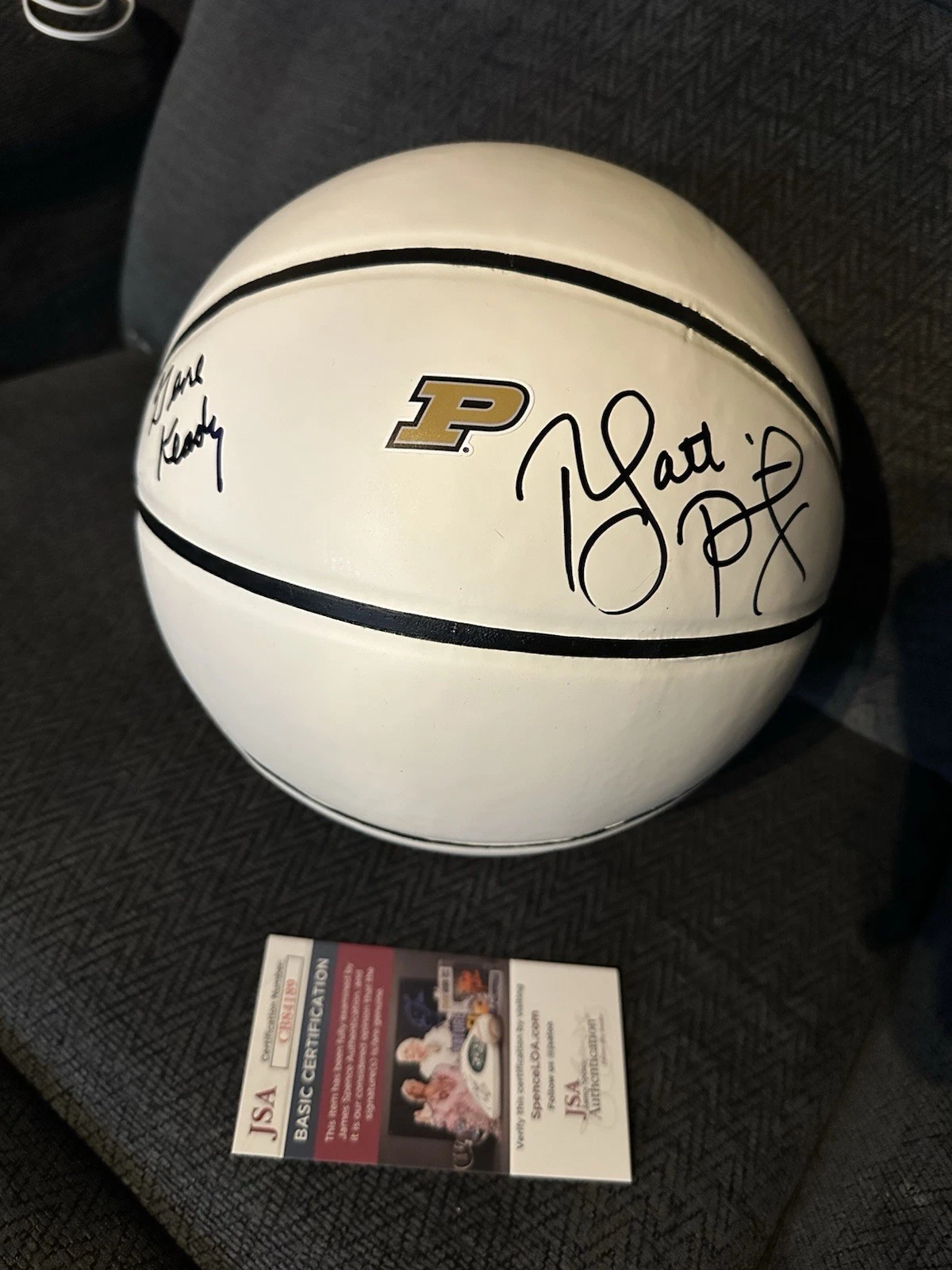 Matt Painter & Gene Keady Signed Basketball JSA COA Authentication ...
