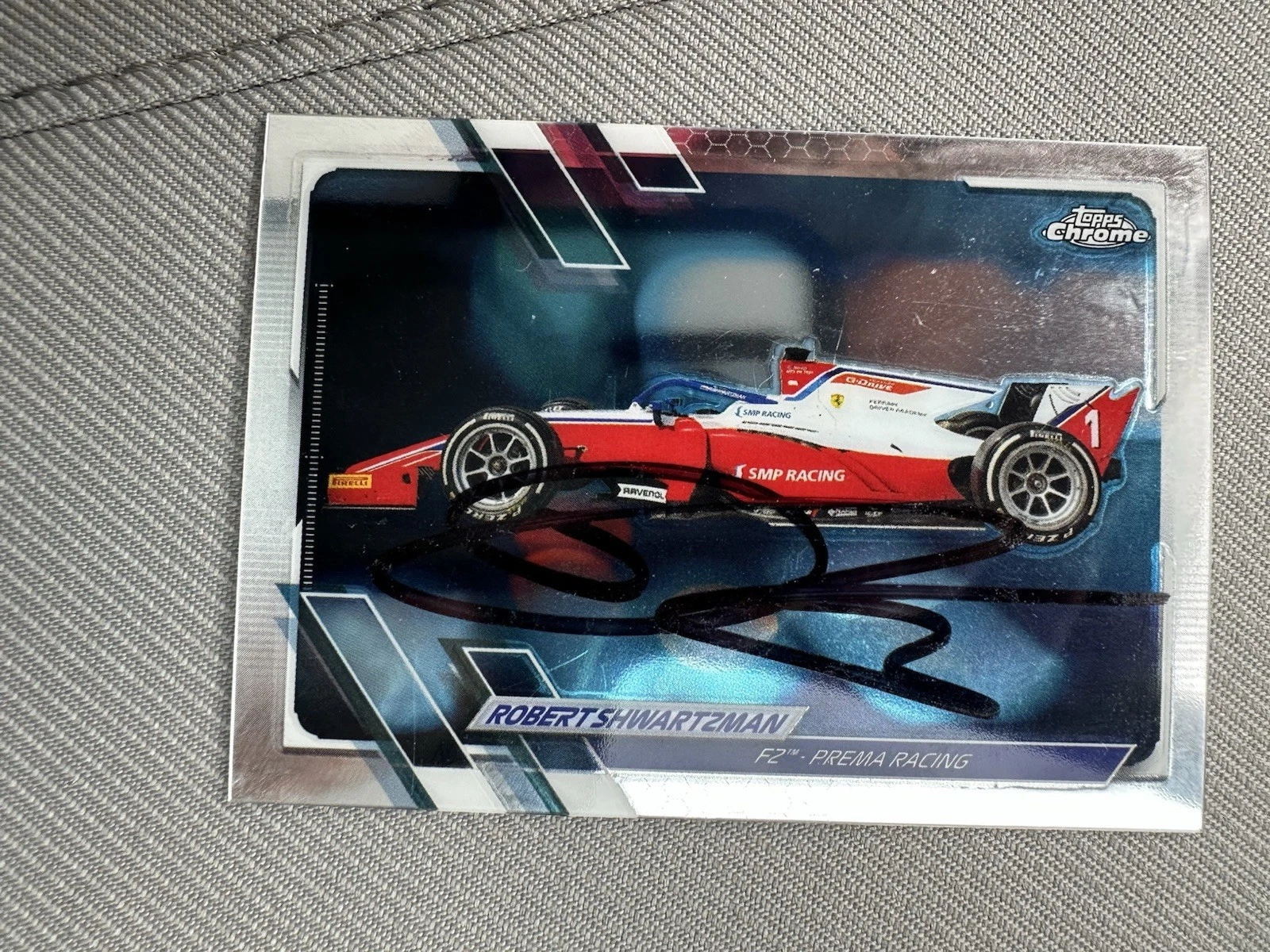 Signed Trading Card Indy 500 Car Indianapolis Robert Shwartzman Formula ...