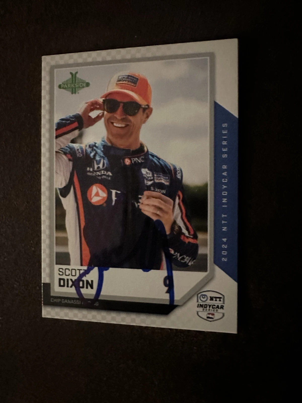 2024 Parkside Indy Car Trading Card Indianapolis 500 Signed Scott Dixon ...