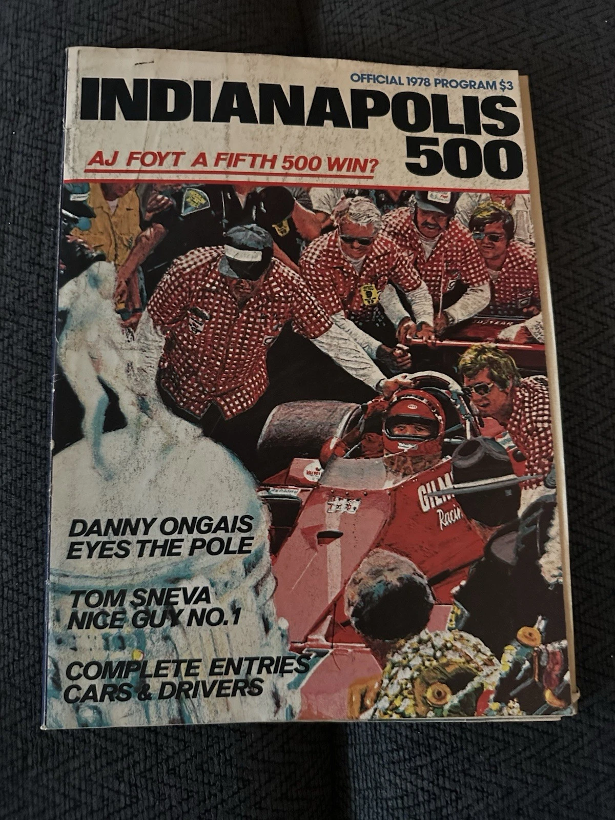 1978 Indy 500 Program Winner Al Unser Indianapolis Used Condition AJ ...