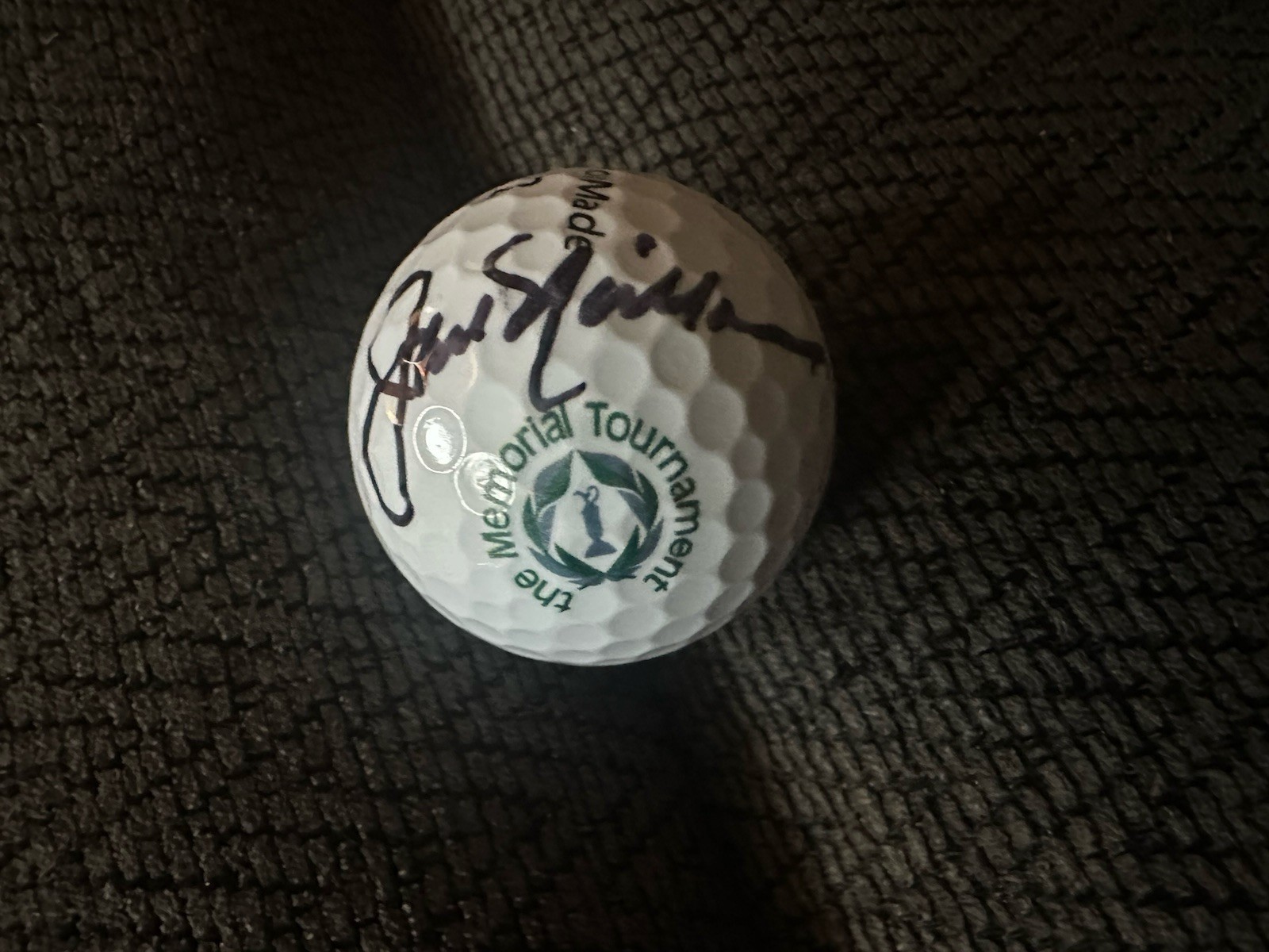 Jack Nicklaus Signed Memorial Tournament Logo Ball PSA/DNA ...