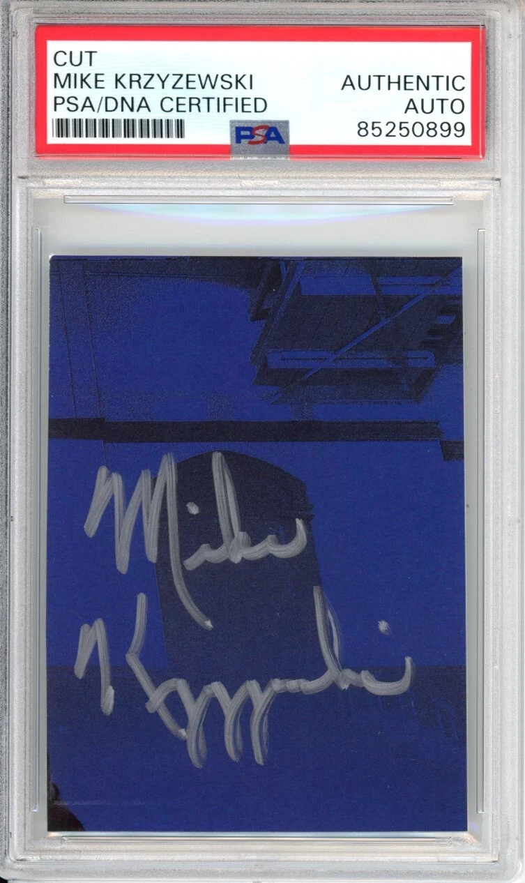 Mike Krzyzewski Duke Basketball Coach Cut Signature PSA DNA COA ...