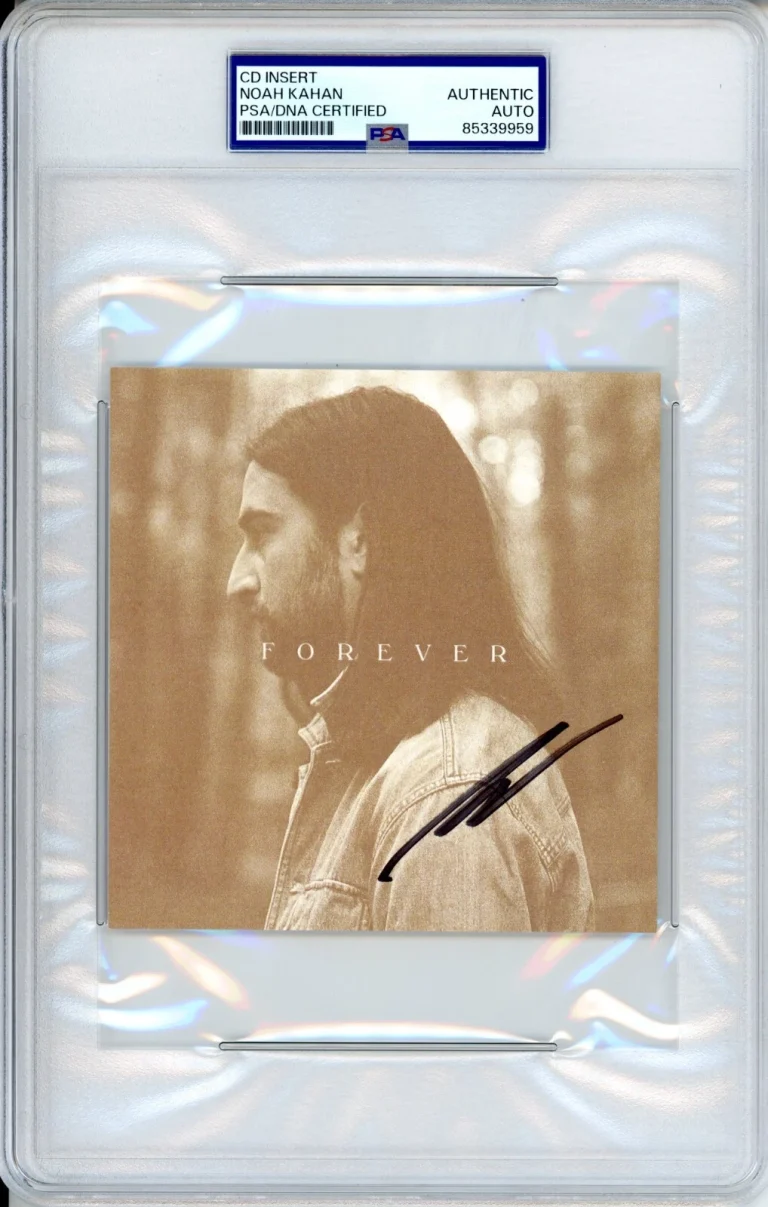 SIGNED Noah Kahan Picture Stick Season Album Cover Card PSA DNA COA ...