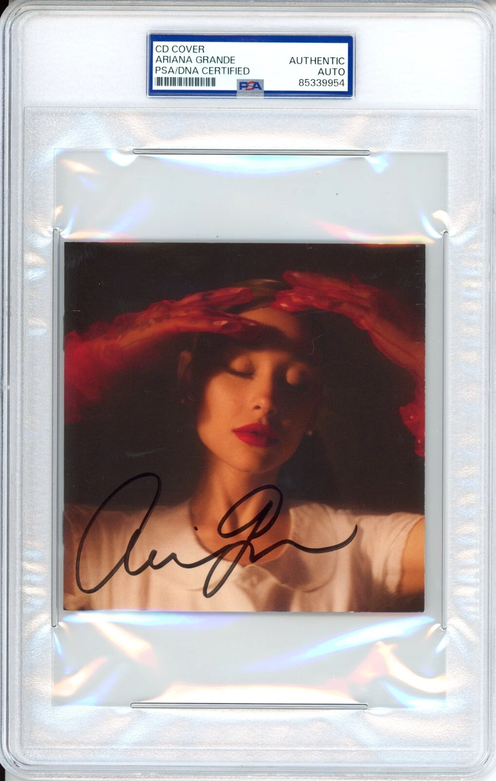Signed Ariana Grande Eternal Sunshine Album Cover Cool Full Name Sig