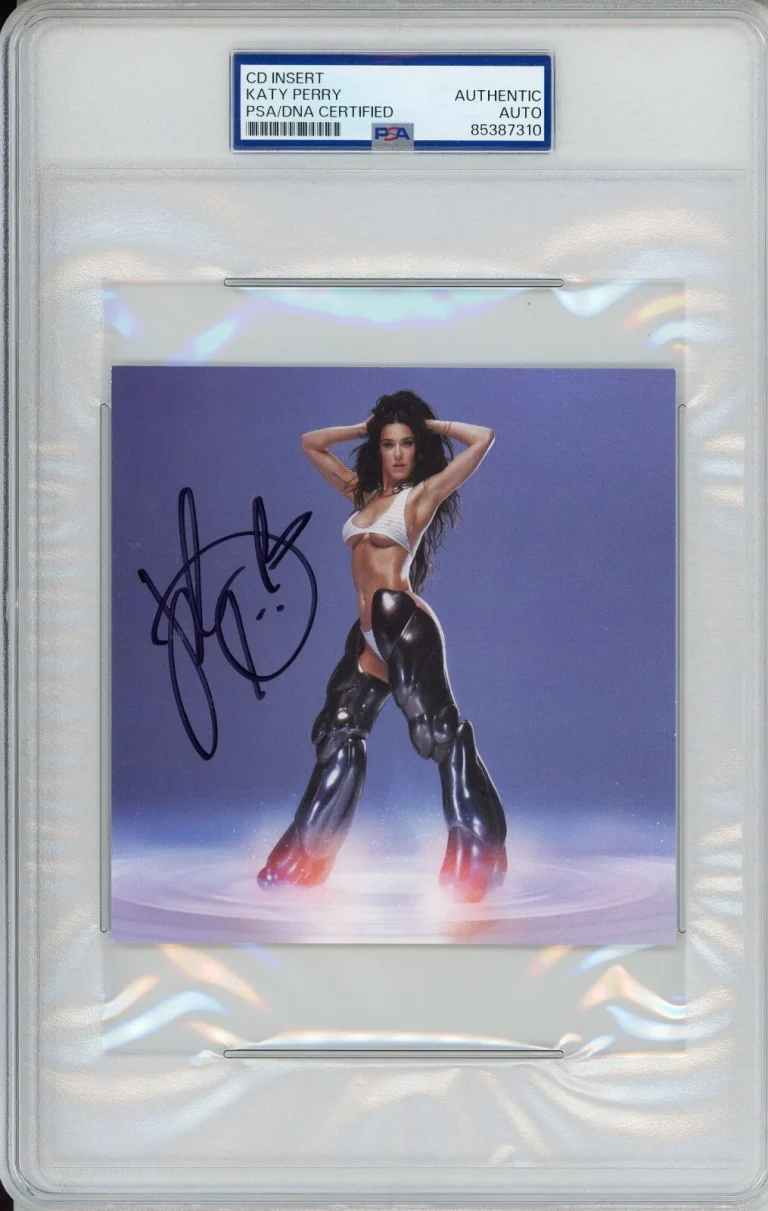Katy Perry SIGNED 143 Album Cover Card Picture PSA DNA COA Certified ...