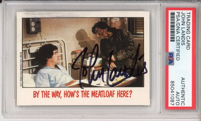 Topps Fright Flicks SIGNED American Werewolf John Landis Director PSA ...