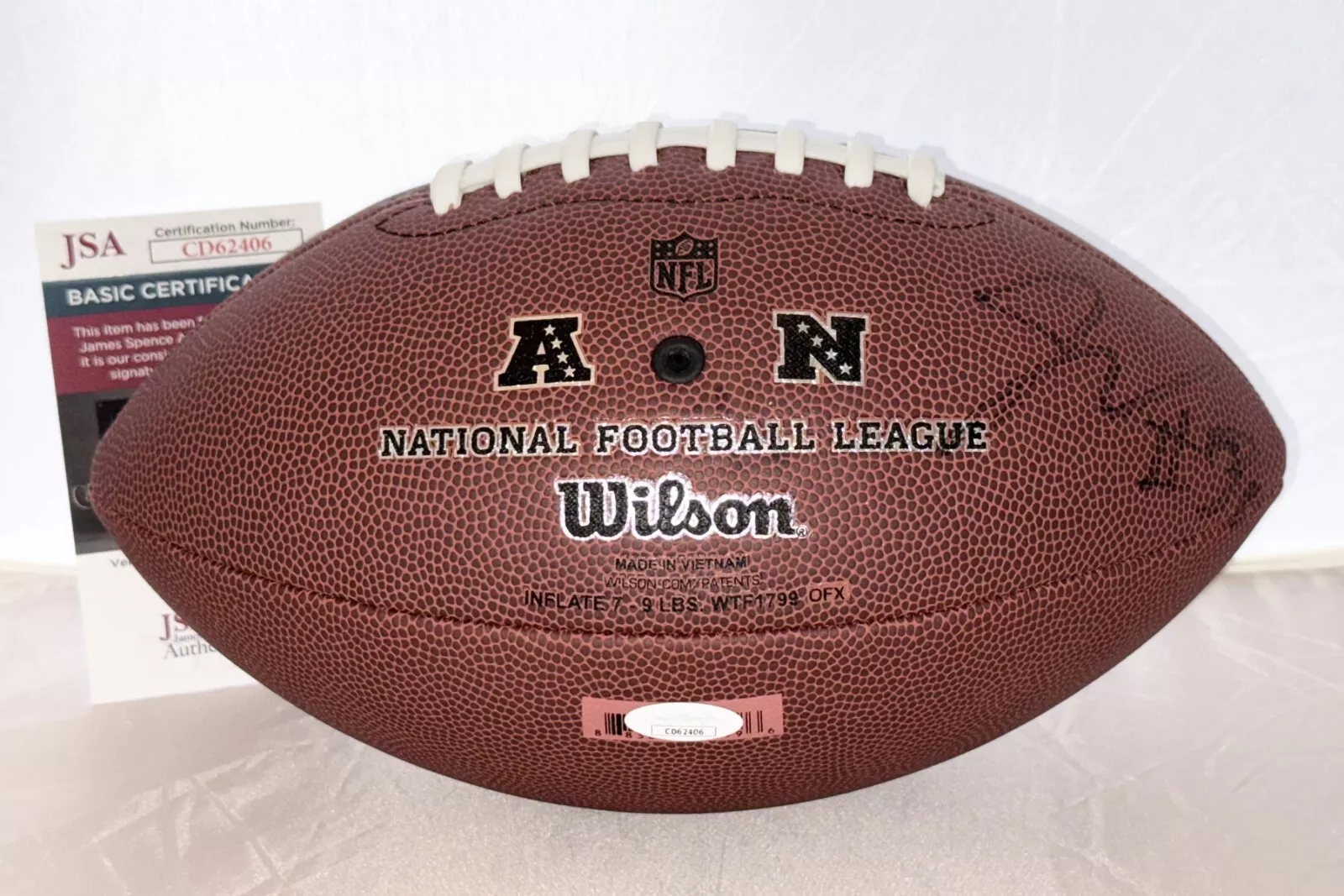 Jaylen Warren Pittsburgh Steelers signed NFL Football autographed JSA ...