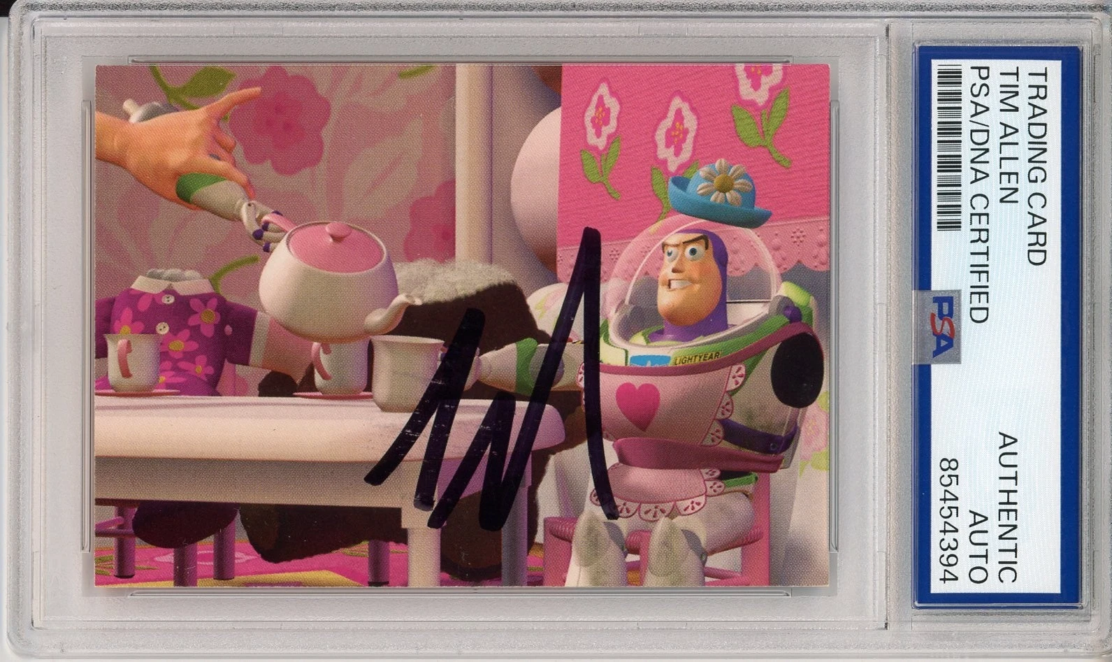 1995 DISNEY SKYBOX TOY STORY 19 BUZZ LIGHTYEAR CARD SIGNED TIM ALLEN ...