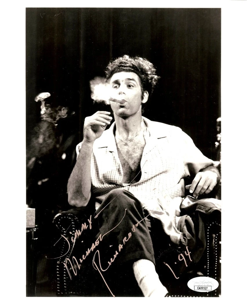 Michael Richards Signed Autograph 8X10 Photo Seinfeld Kramer w/Cigar ...