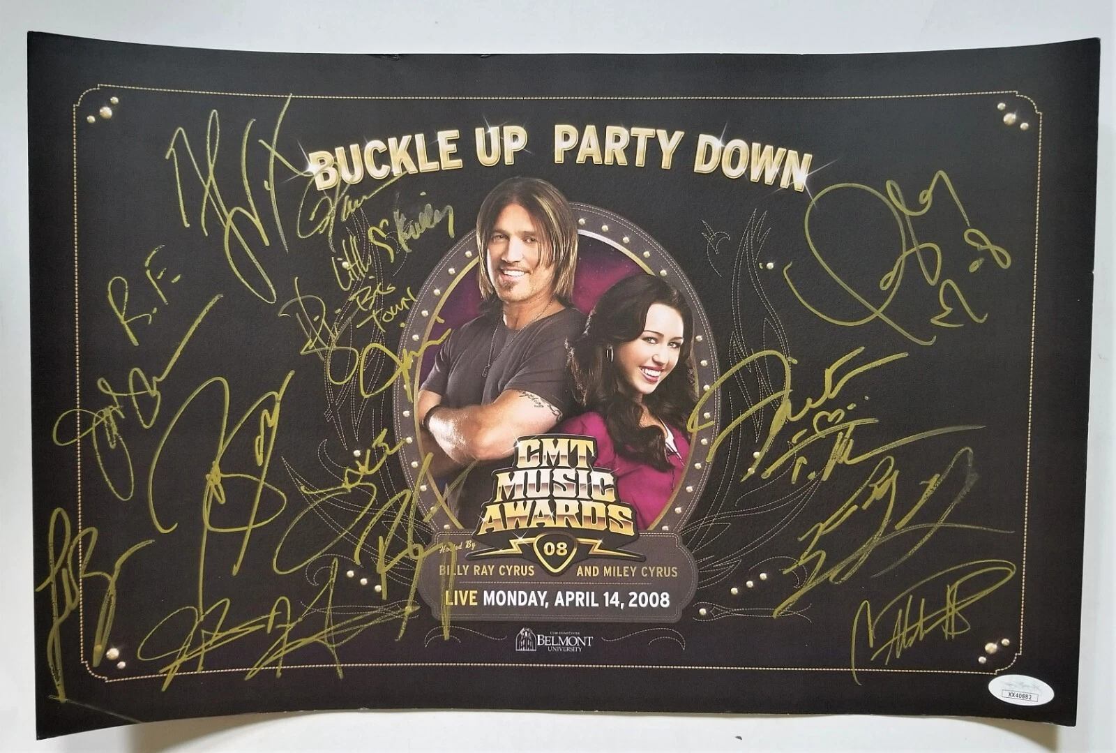 Taylor Swift Luke Bryan Carrie Underwood + SIGNED CMT 2008 Awards ...