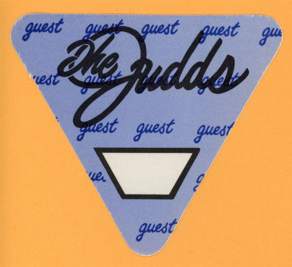 The Judds Vintage Satin Backstage Pass - 1991 Farewell Tour | Autographia