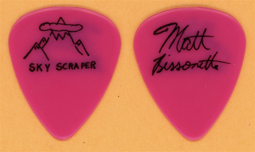 David Lee Roth Matt Bissonette Vintage Guitar Pick - 1986 Skyscraper ...