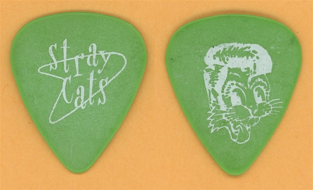 Stray Cats Brian Setzer Vintage Guitar Pick - 1989 Blast Off Tour ...