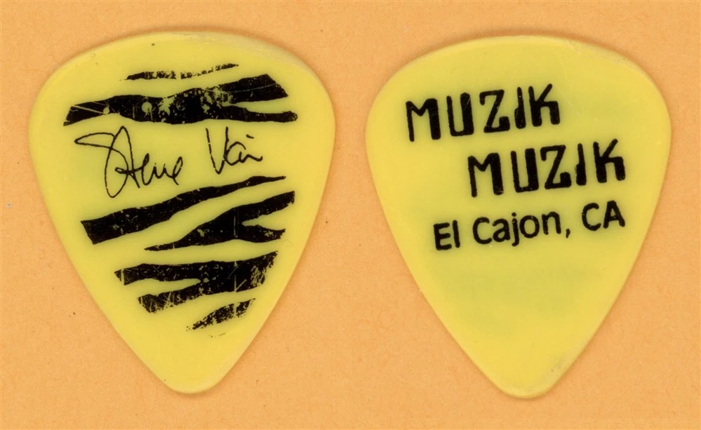 Alcatrazz Steve Vai Vintage Guitar Pick - 1986 Dangerous Games Tour ...