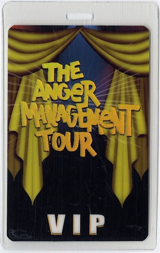 Eminem 2002 Anger Management Concert Tour Laminated Backstage Pass ...