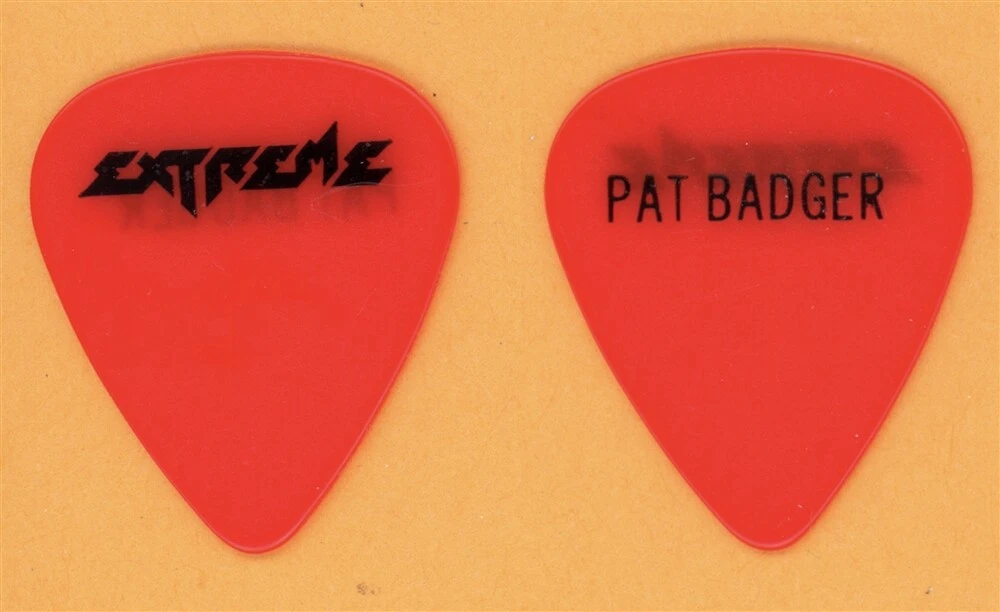 Extreme Pat Badger Vintage Guitar Pick - 1990 Pornograffitti Tour ...