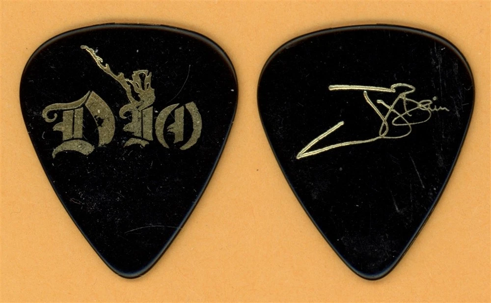 Dio Jimmy Bain Vintage Guitar Pick - 1987 Dream Evil Tour | Autographia