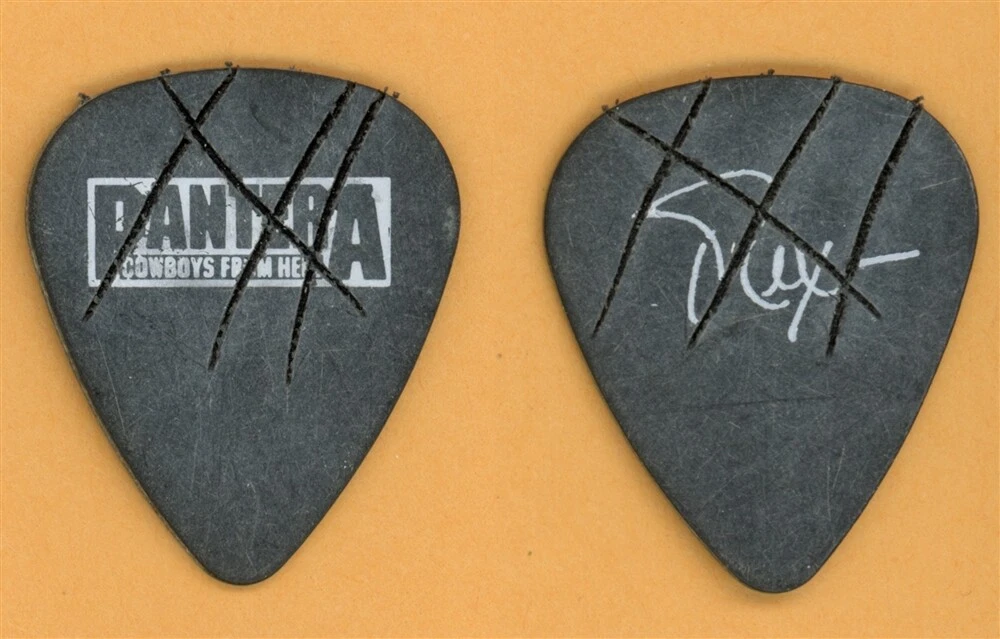 Pantera REX Vintage Guitar Pick - 1990 Cowboys From Hell Tour - USED ...
