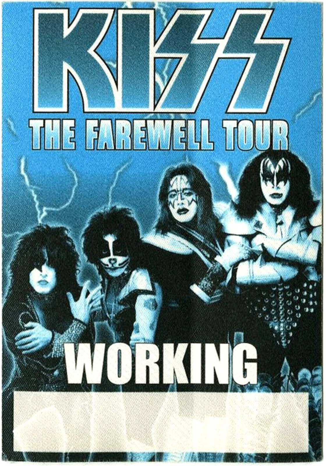 KISS 2000 Farewell Concert Tour Working Crew Backstage Pass | Autographia