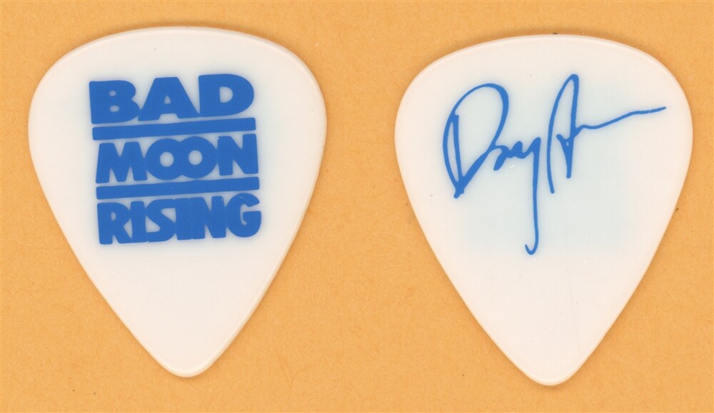 Bad Moon Rising Doug Aldrich Vintage Guitar Pick - 1991 Full Moon Fever ...