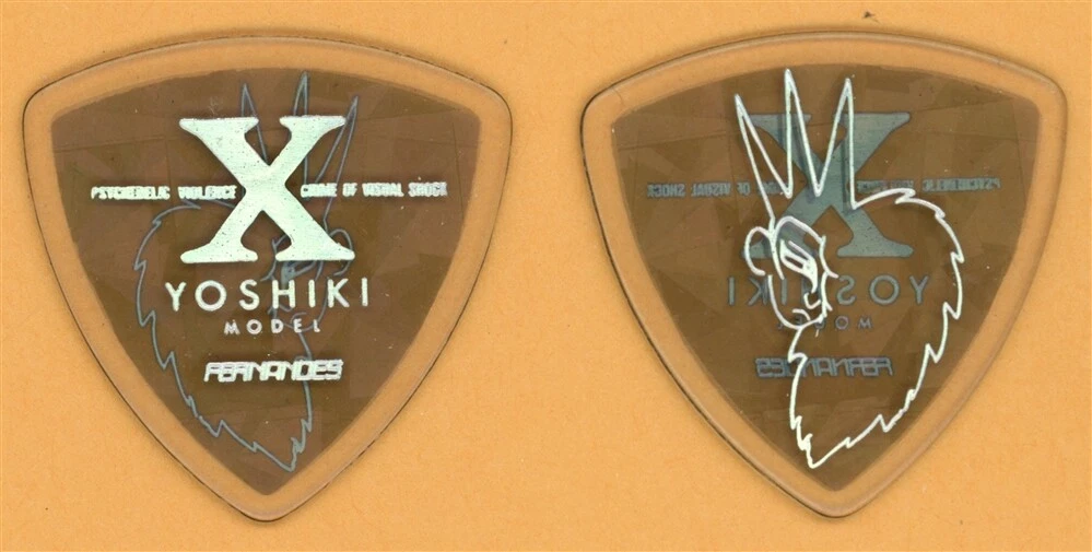 X Japan Yoshiki Vintage Guitar Pick - 1993 Art of Life Tour | Autographia