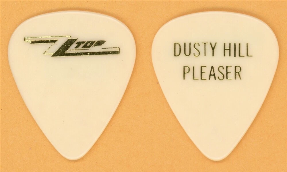 ZZ Top Dusty Hill Vintage Guitar Pick - 1984 Afterburner Tour | Autographia