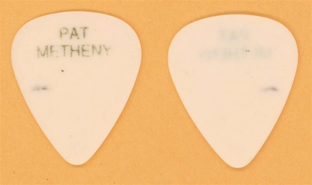 Pat Metheny Group Vintage Tour Guitar Pick - Stage Used | Autographia