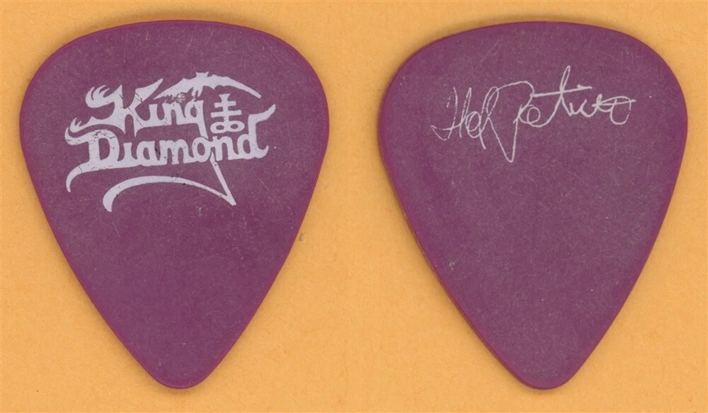 King Diamond Hal Patino Vintage Guitar Pick - 1988 Them Tour | Autographia