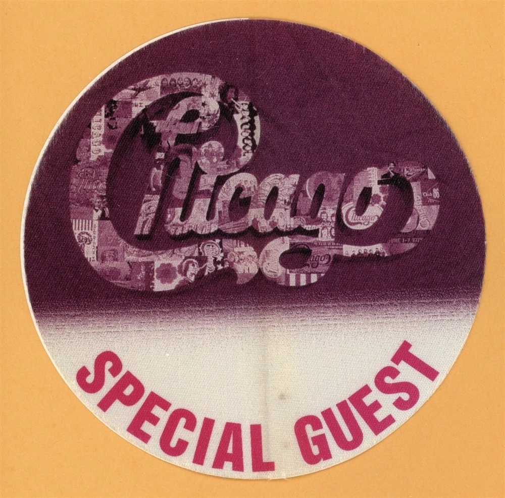 Chicago 1999 Concert Tour Band GUEST Backstage Pass | Autographia