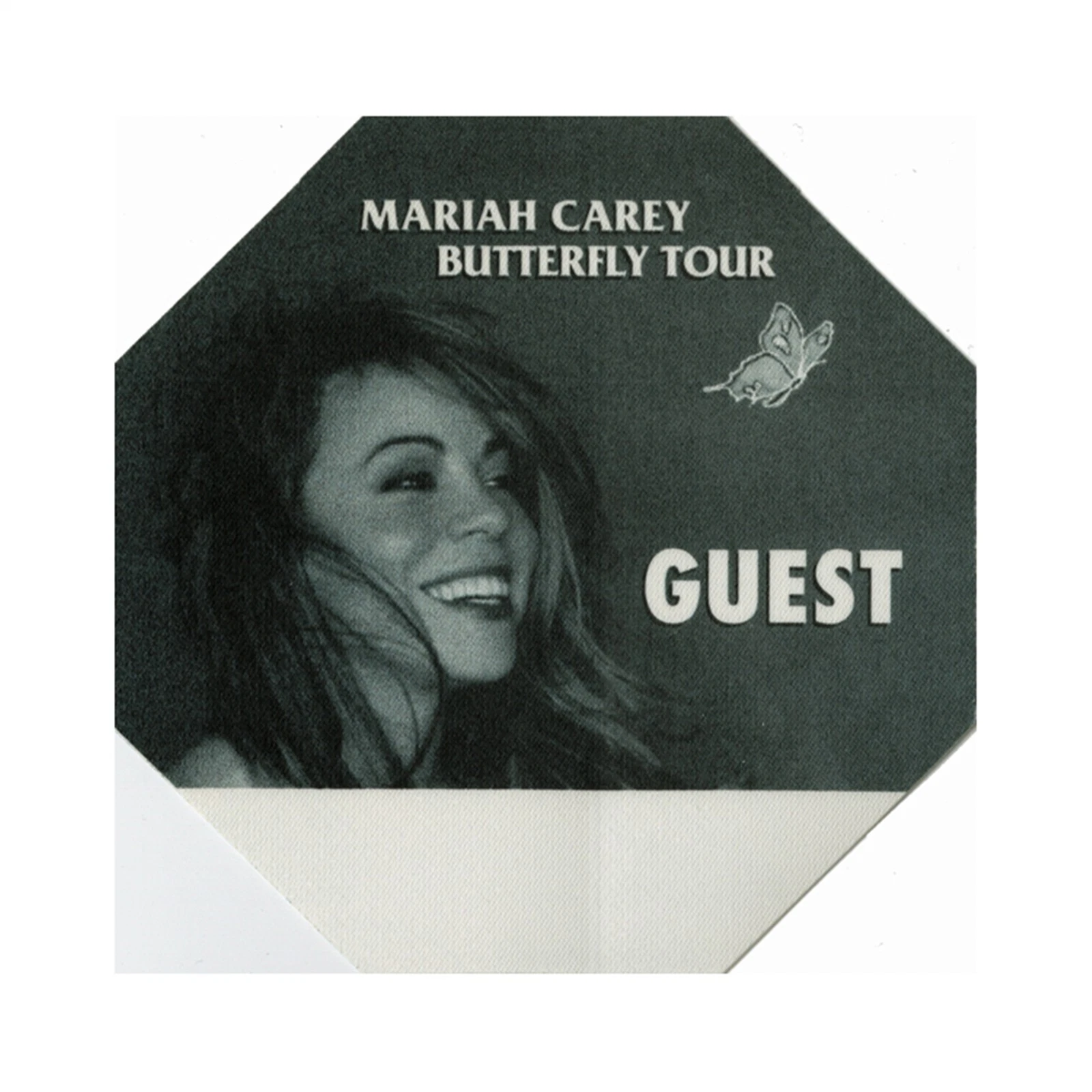 Mariah Carey 1998 Butterfly Concert Tour Band Guest Backstage Pass ...