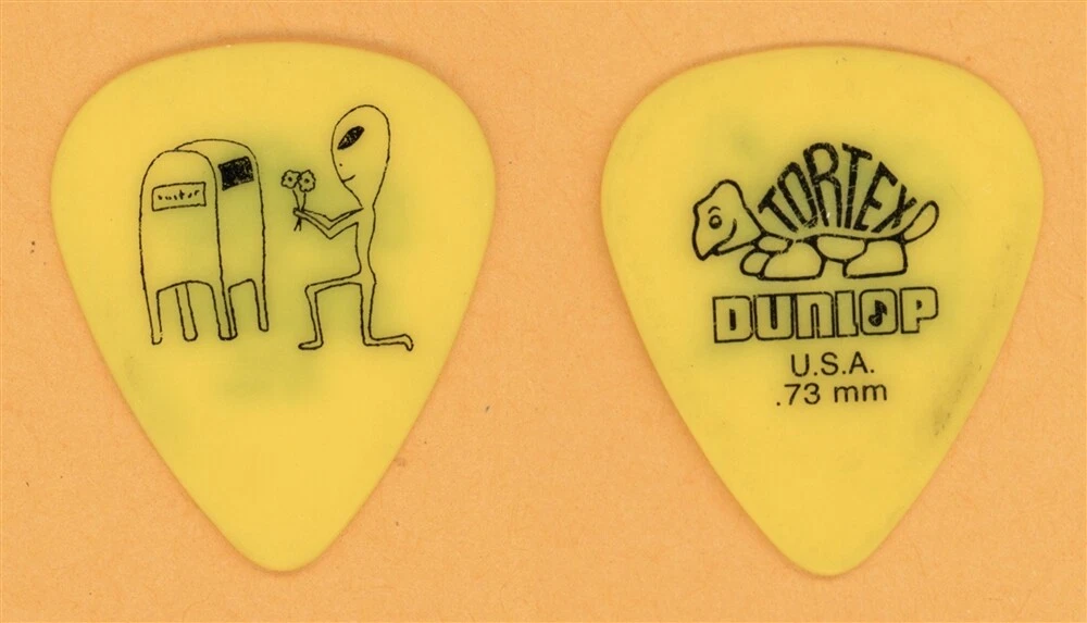 Guster Ryan Miller Vintage Guitar Pick - 1997 Goldfly Tour | Autographia