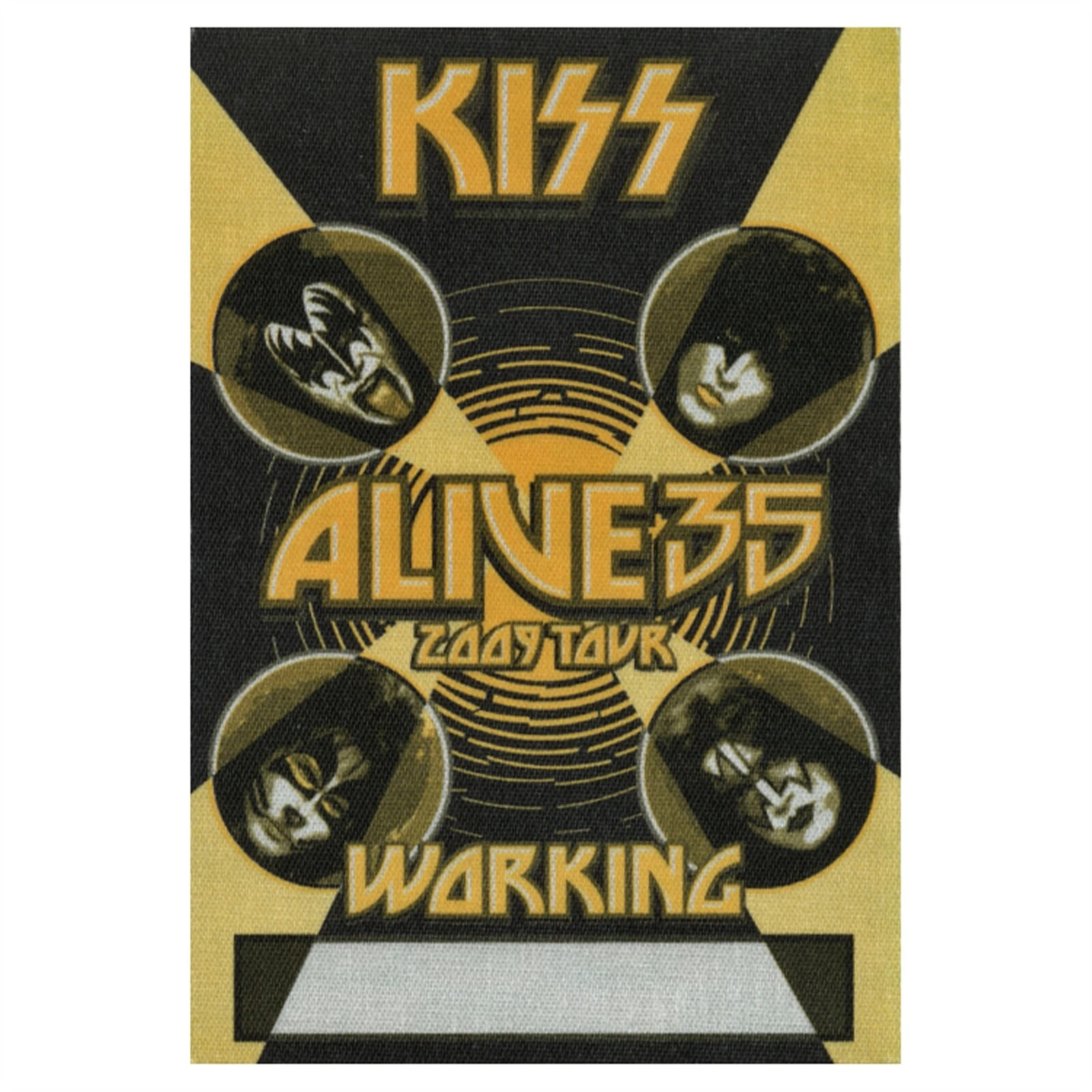 KISS 2009 Alive 35 Concert Tour Working Crew Backstage Pass | Autographia
