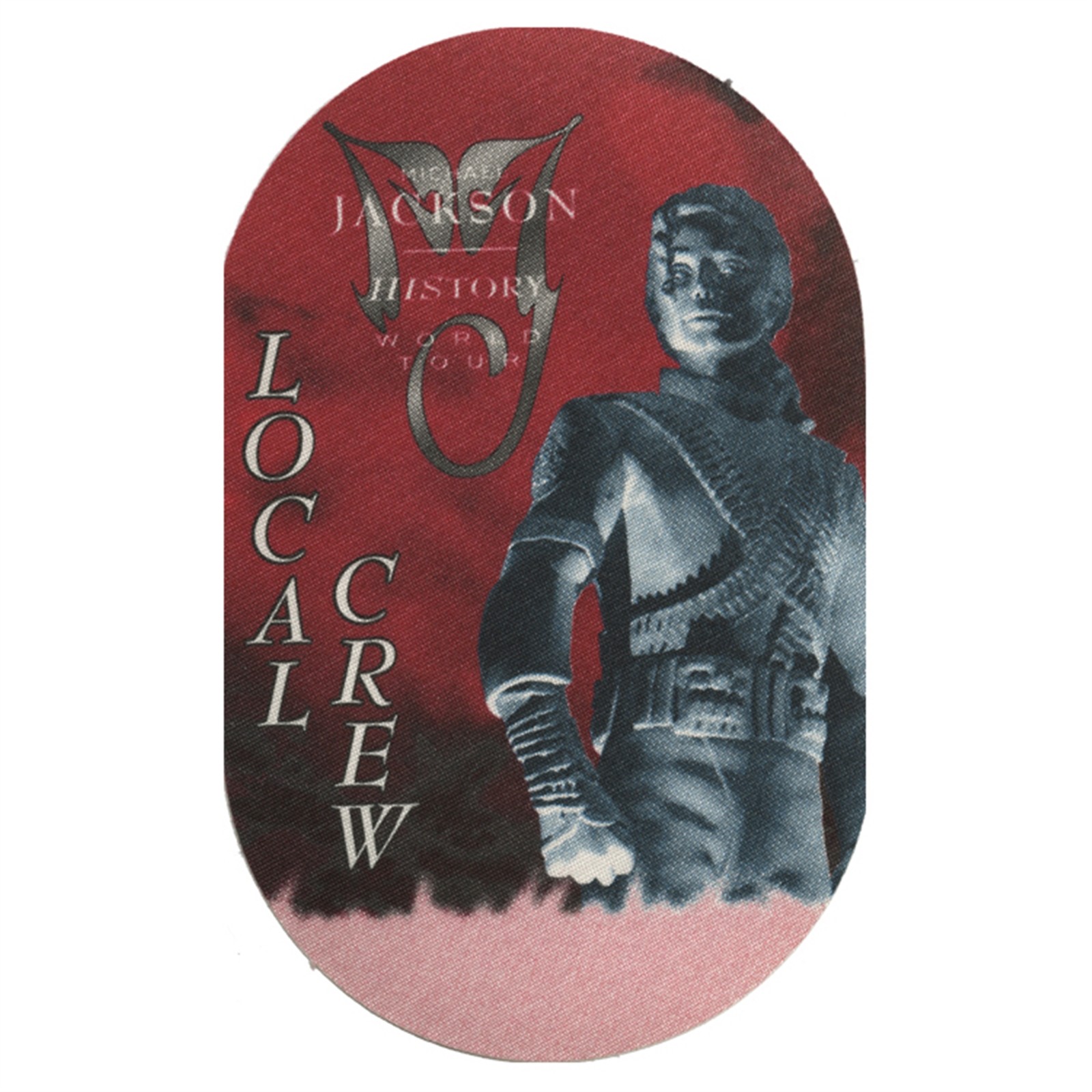 Michael Jackson 1996 HIStory Concert Tour Working Crew Backstage Pass ...