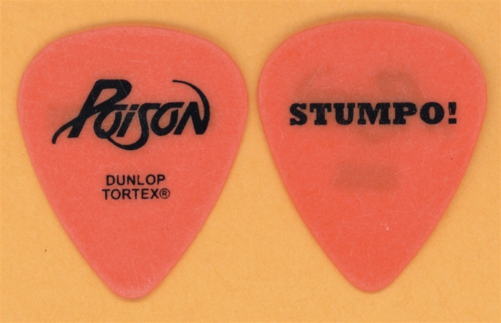 Poison STUMPO! Vintage Guitar Pick - 2011 25th Anniversary Tour ...