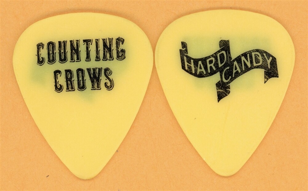 Counting Crows Dan Vickrey Vintage Guitar Pick - 2002 Hard Candy Tour ...