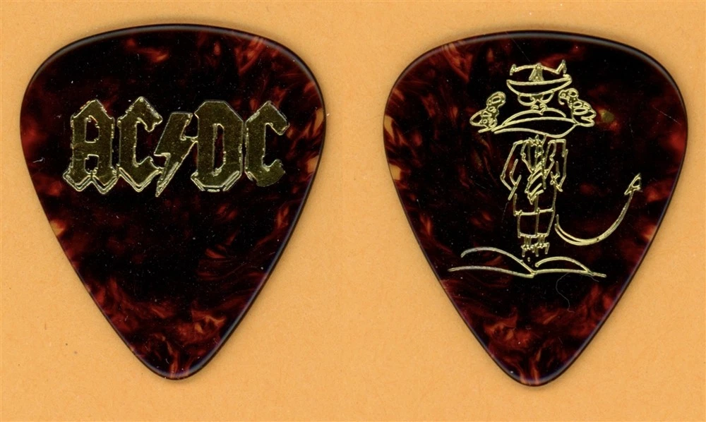 AC/DC Angus Young Vintage Guitar Pick - 1991 Razors Edge Tour | Autographia