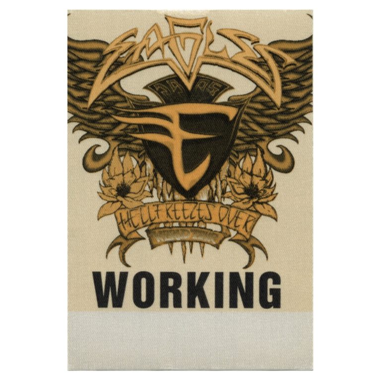 The Eagles 1994 Hell Freezes Over Concert Tour Working Backstage Pass ...