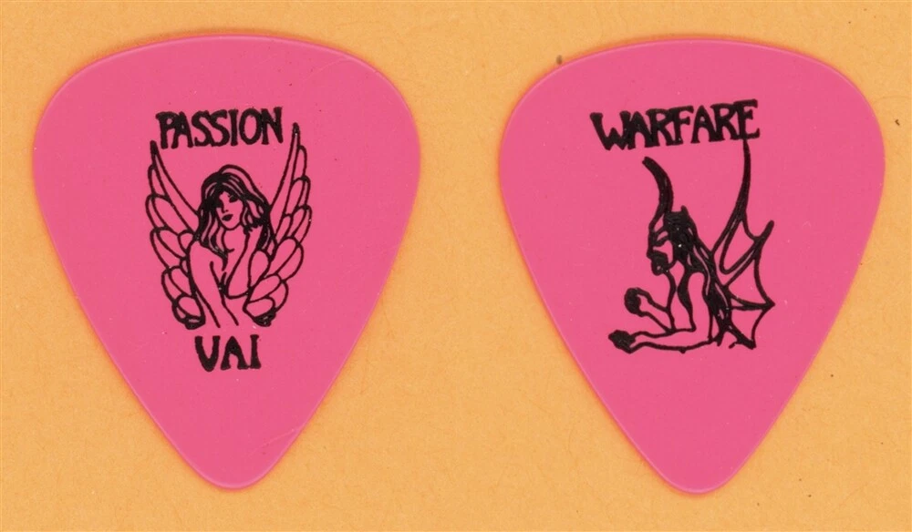 Steve Vai Vintage Guitar Pick - 1990 Passion and Warfare Tour | Autographia