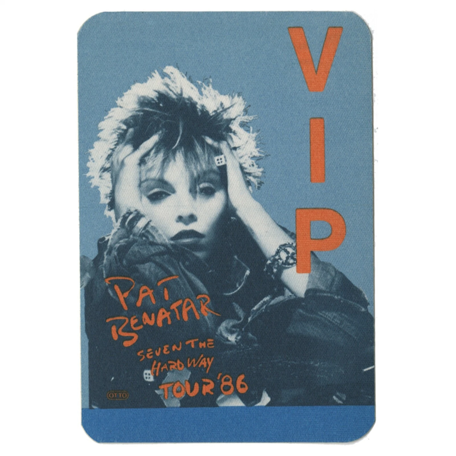 Pat Benatar 1986 Seven the Hard Way Concert Tour Vintage Band VIP ...