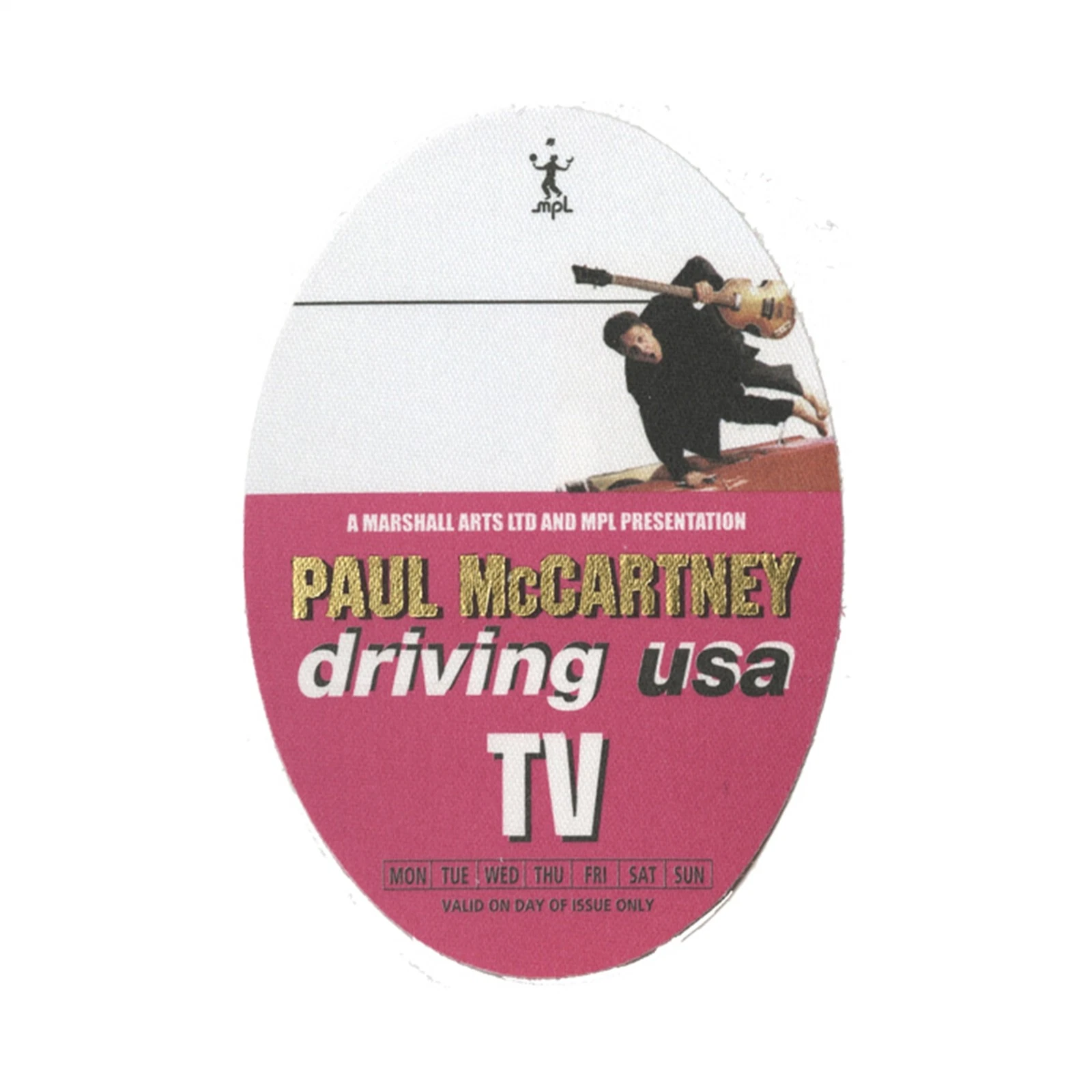 Paul McCartney 2002 Driving Rain Concert Tour Backstage Pass | Autographia