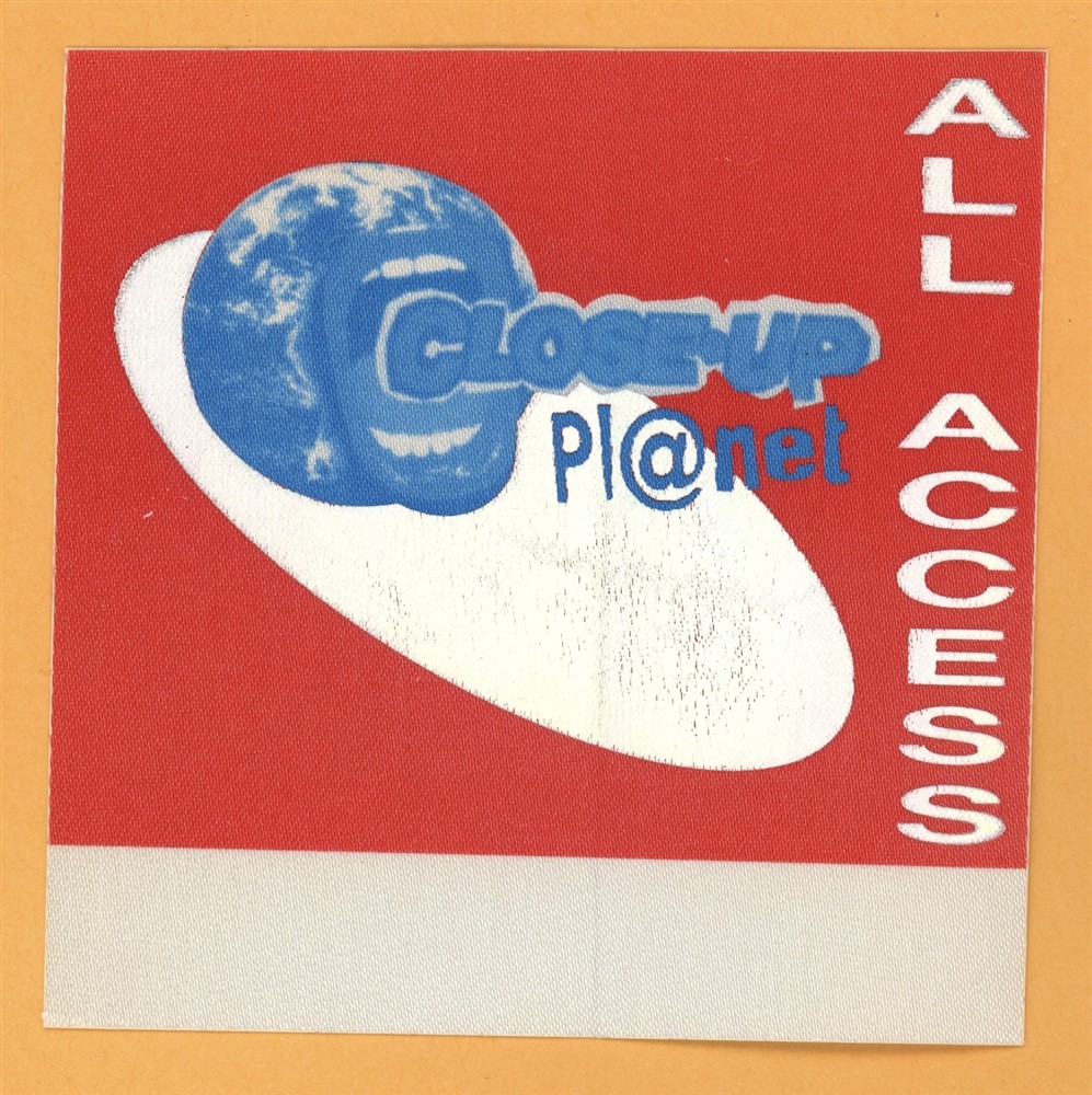 David Bowie 1997 Close-Up Planet Concert Tour ALL ACCESS Backstage Pass | Autographia