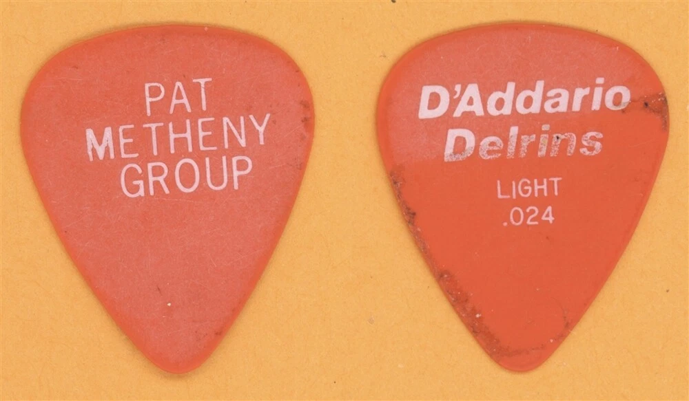 Pat Metheny Group Vintage Guitar Pick - 1990 Question and Answer Tour ...