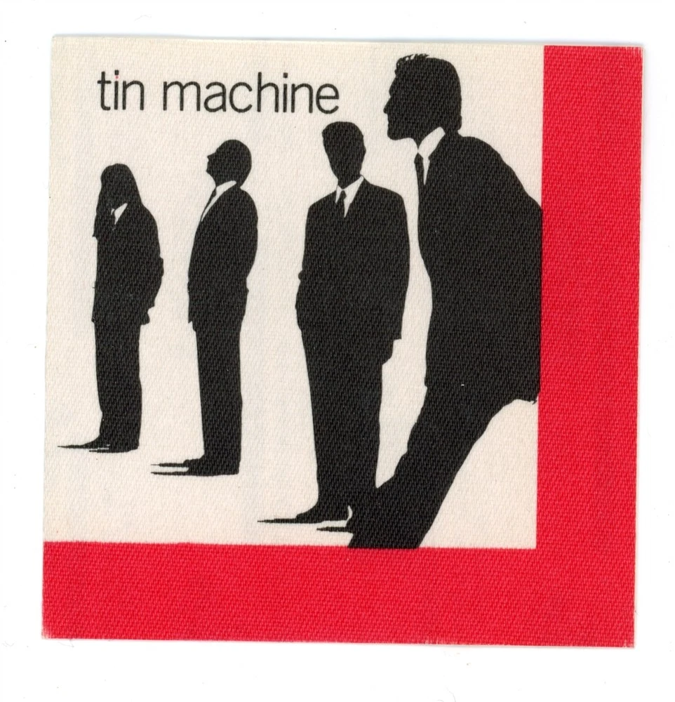 Tin Machine David Bowie 1989 Satin Backstage Pass Red | Autographia