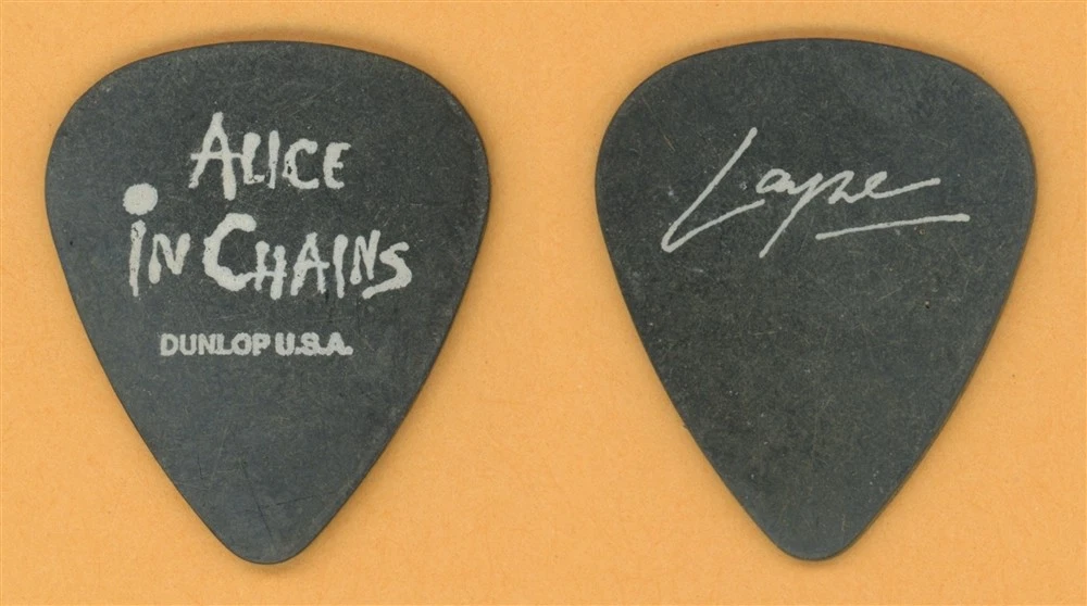 Alice in Chains Layne Staley Vintage Guitar Pick - 1991 FaceliftTour ...