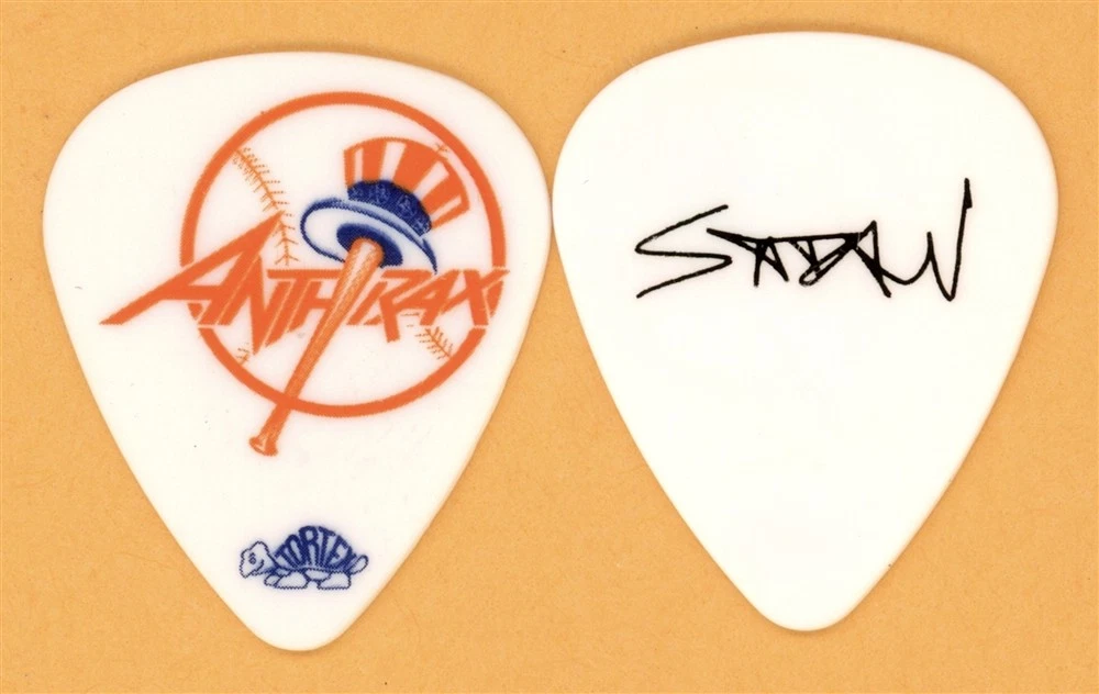 Anthrax Scott Ian Vintage Guitar Pick - 2011 Big 4 Tour | Autographia