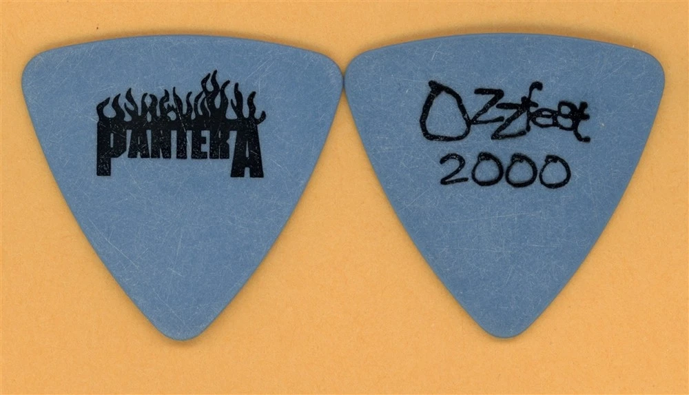 Pantera Rex Brown Vintage Guitar Pick - 2000 Ozzfest Tour | Autographia