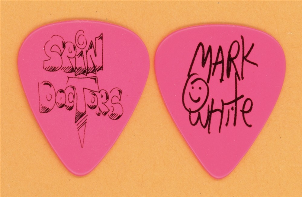 Spin Doctors Mark White Vintage Guitar Pick - 1991 Pocket of Kryptonite ...